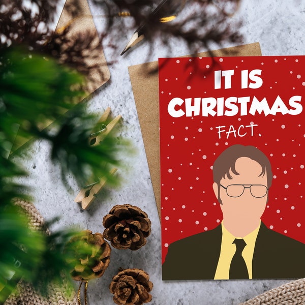 The Office Christmas Card - Etsy