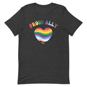 Proud Ally Shirt Proud Ally T-shirt Pride Shirt Pride T-shirt Ally ...