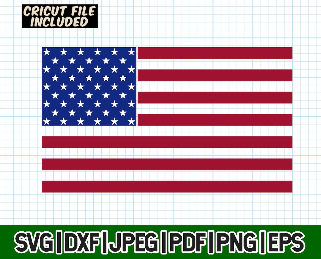 American Flag SVG - Etsy