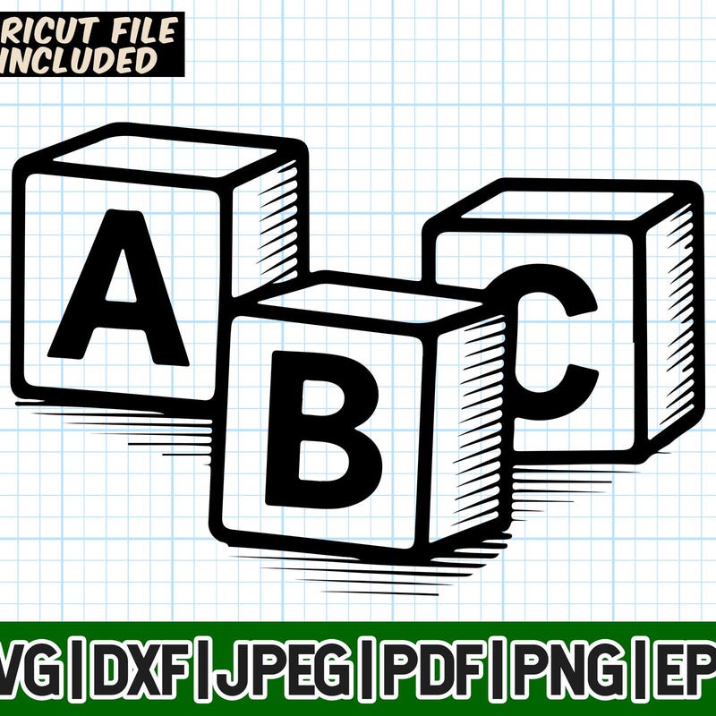 Abc Blocks - Etsy