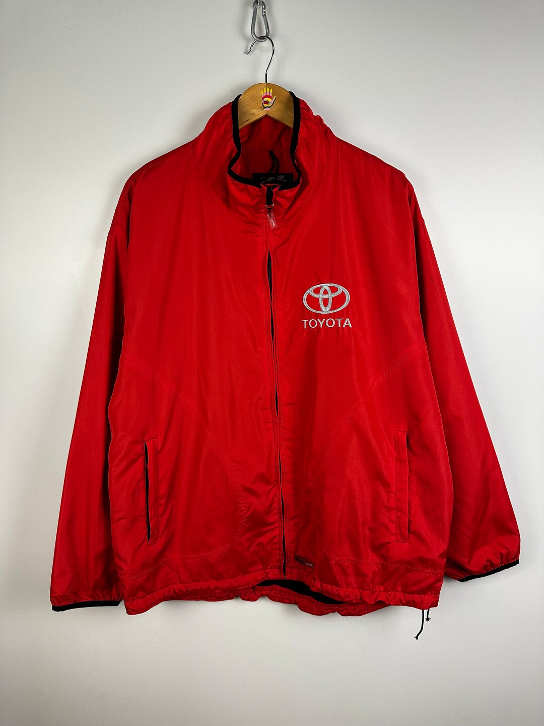 Vintage Toyota Racing F1 Jacket Red Size XL Race Full Zip Big - Etsy