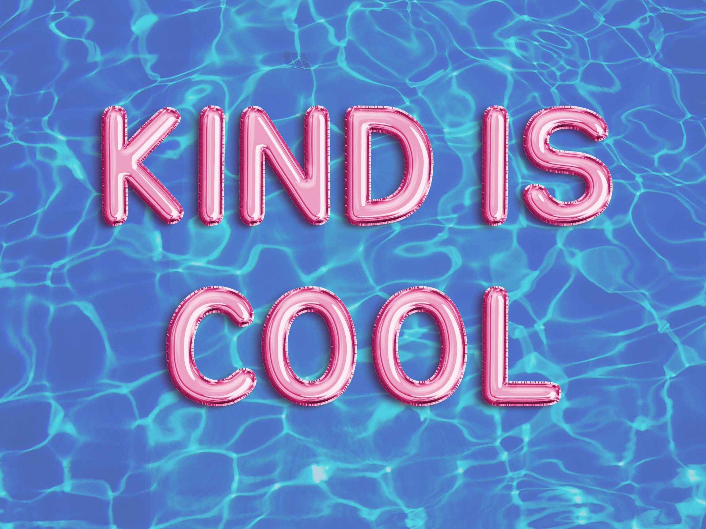 Kind is Cool Poster - Etsy
