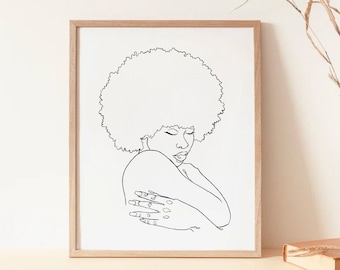 African Line Art - Etsy