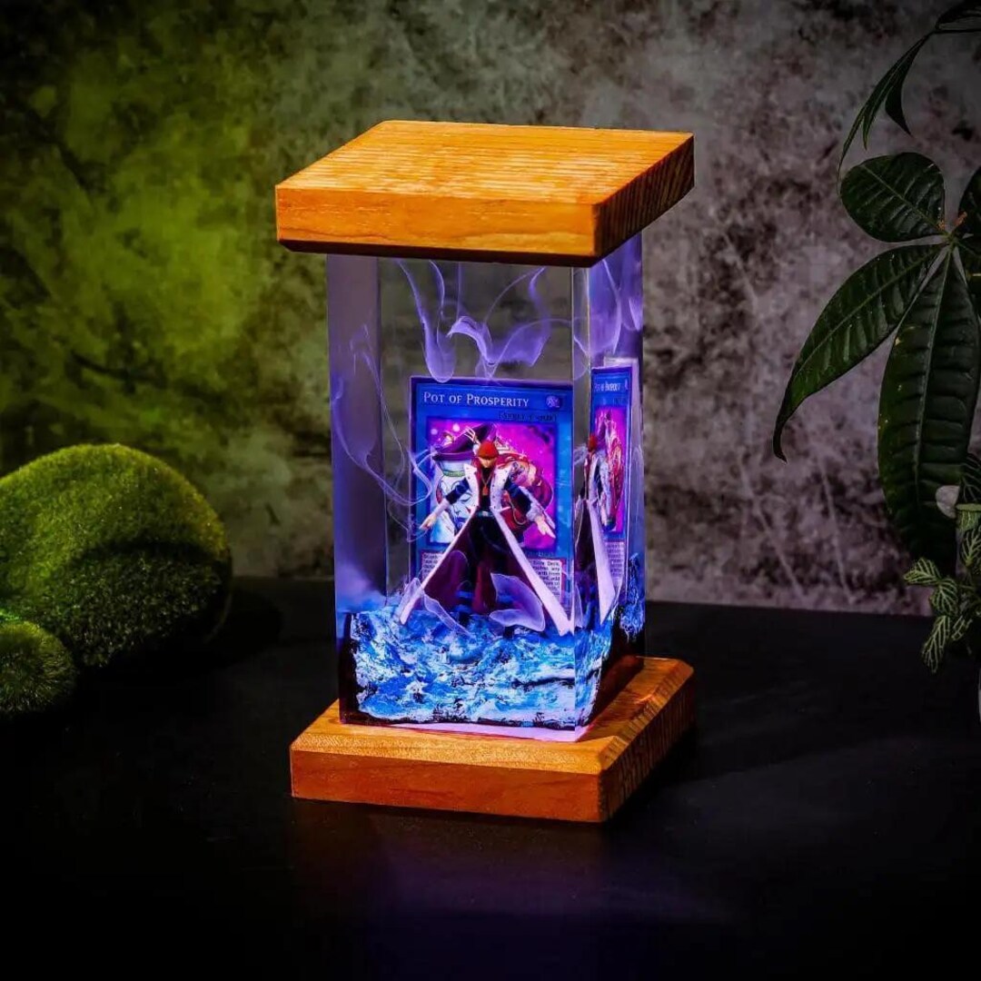 Kaiba Seto Resin Lamp Yu-gi-oh Diorama Pot of Prosperity LED Anime ...