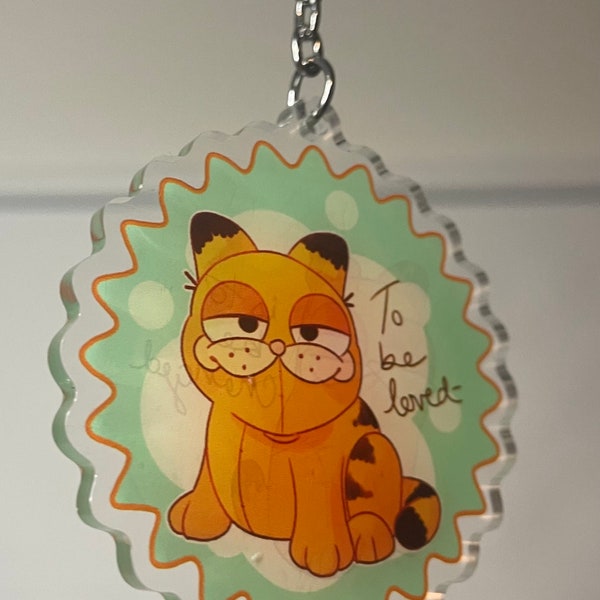 Garfield Charm - Etsy
