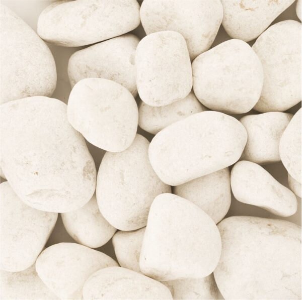 White Marble Decorative/landscaping Rocks, 10lbs Bag, Available in Two ...