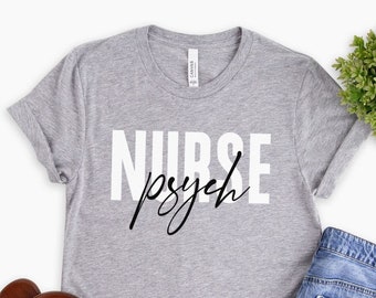 Psych Nurse Shirt | Etsy
