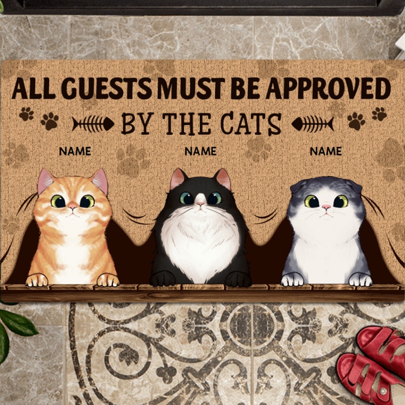 Cat Door Mat Entrance - Etsy