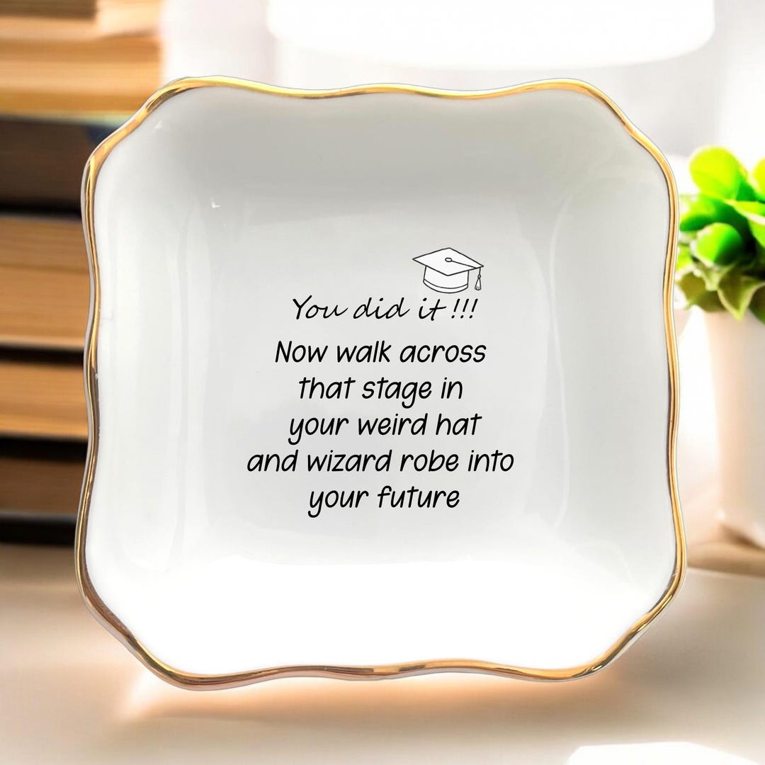 Weird Hat and Robe Graduation Card Funny Graduation Card Grad Card Ring ...