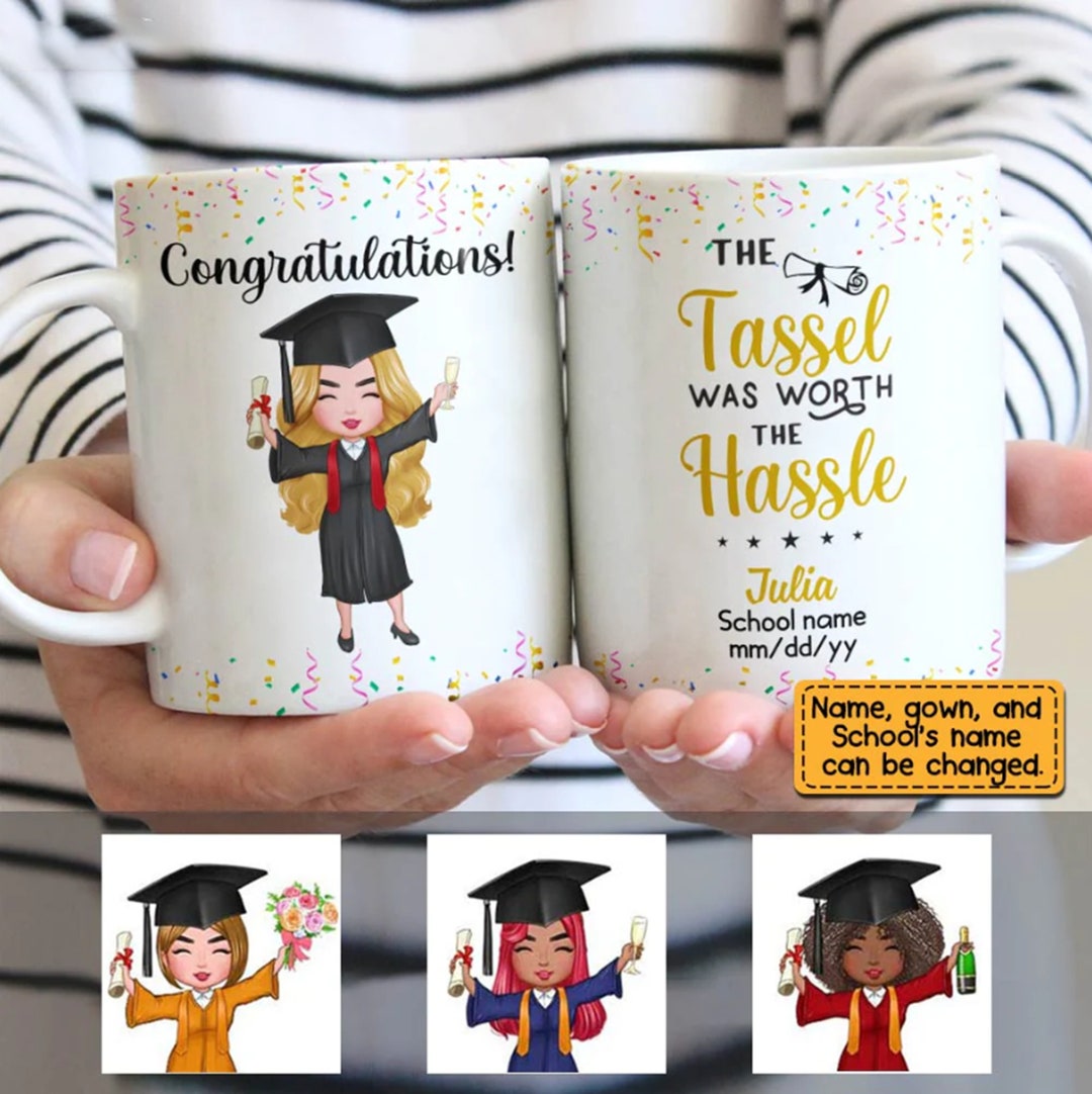 Graduation 2024 Personalized Mug, Class of 2024, High School Graduation ...
