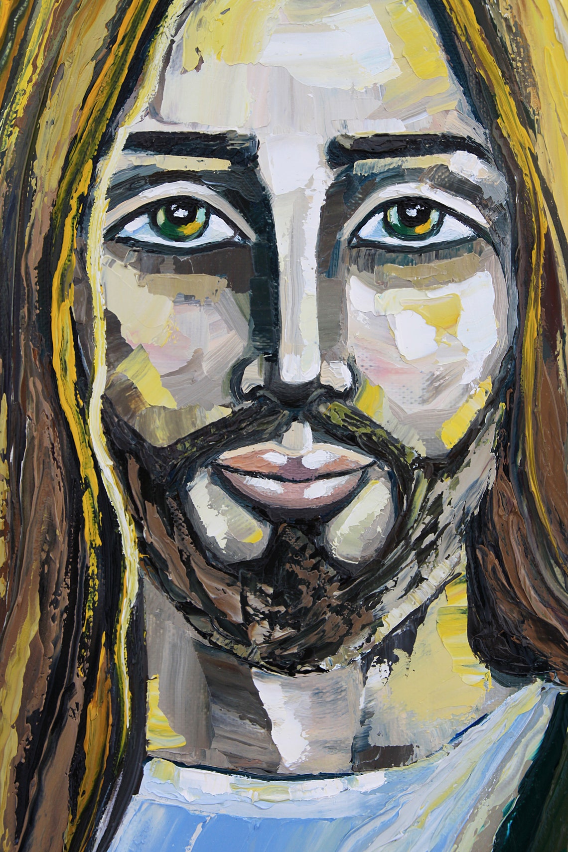 Jesus Gemälde Original Kunst Religion Wand Kunst Christliche | Etsy