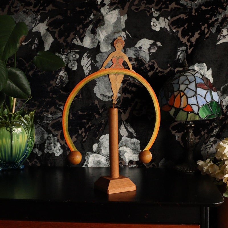 Wooden Acrobat Toy - Etsy