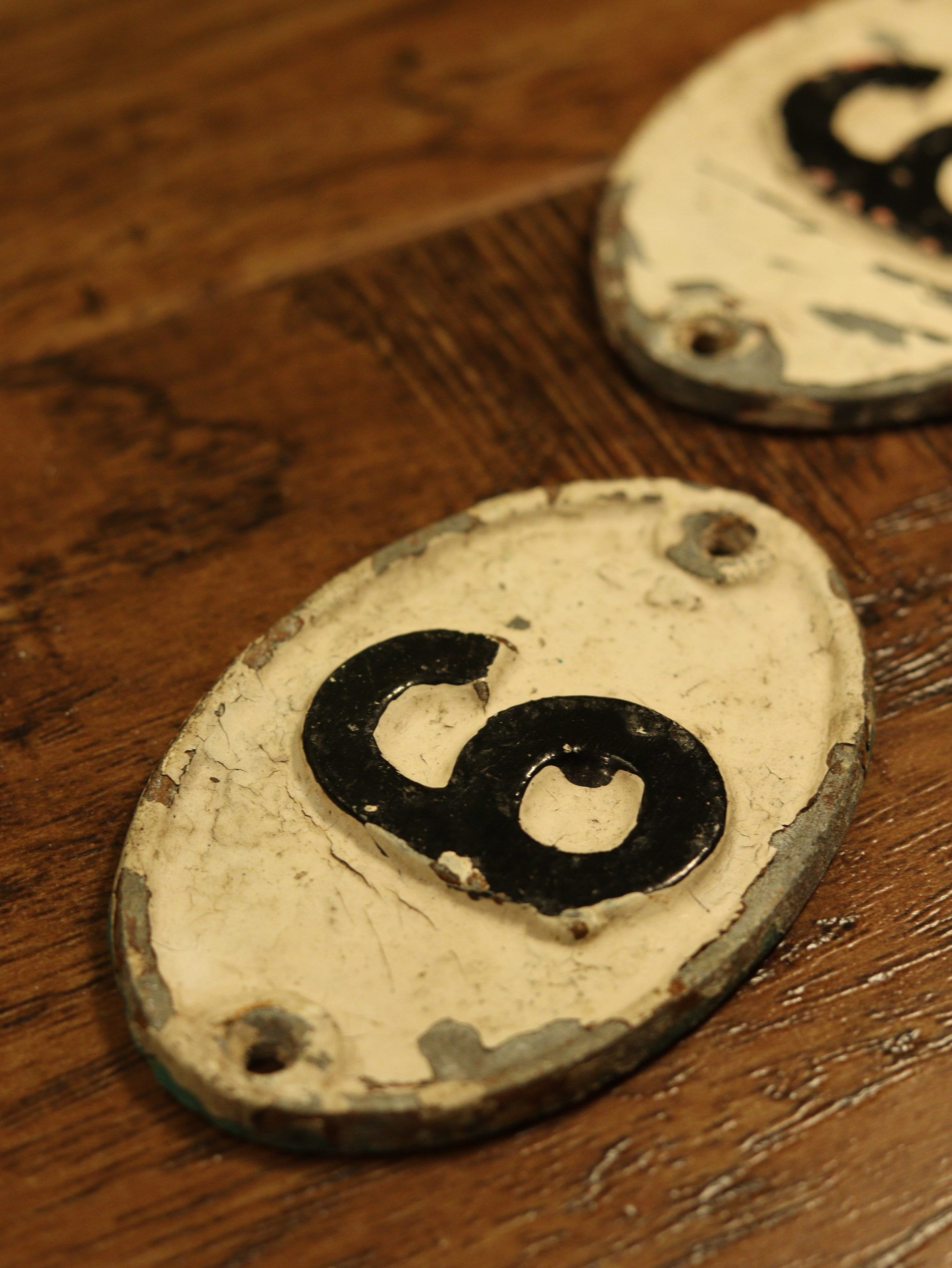 Vintage Lead Numbers Door Numbers Table Numbers Antique House Numbers ...