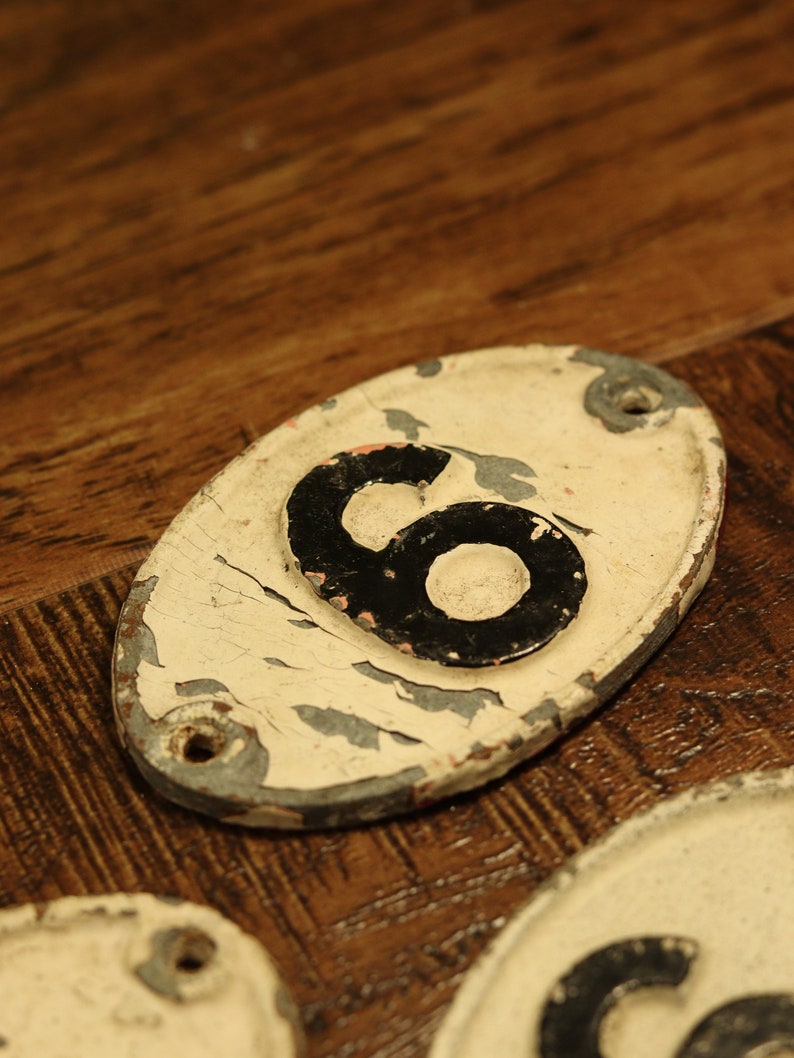 Vintage Lead Numbers Door Numbers Table Numbers Antique - Etsy UK