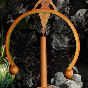 Lady Acrobat Vintage Wooden Trapeze Rainbow Balancing Toy | Collectable ...