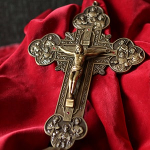 Jesus & 12 Disciples Alter Prayer Cross Stand Wall Hanging Crucifix ...