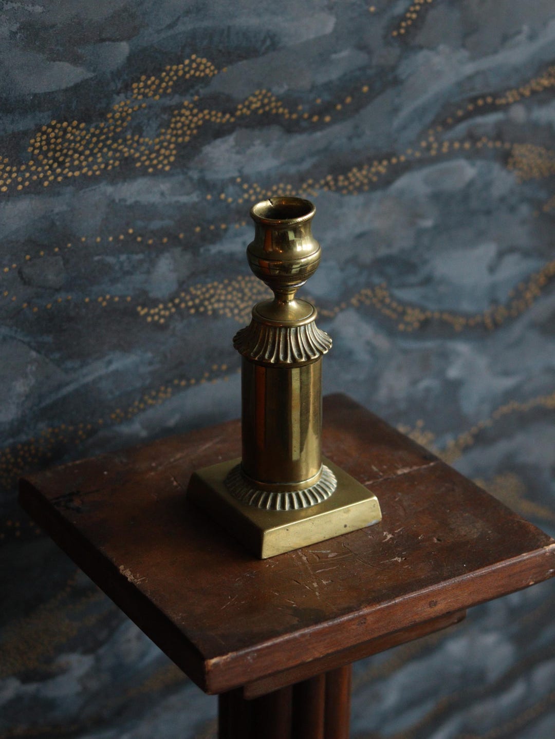 Antique Regency Brass Candlestick 1800s | Early 19th Century Georgian ...