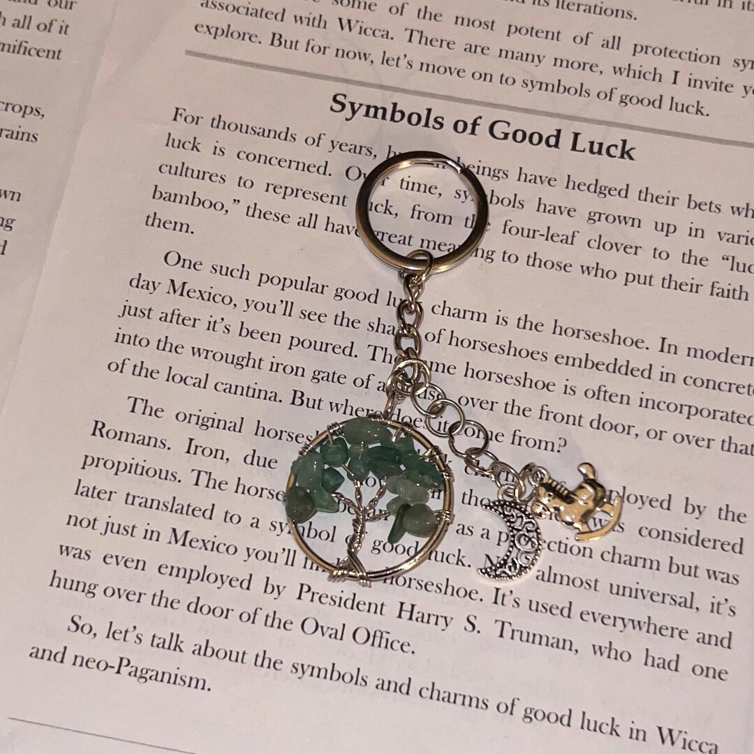 Omen of Good Luck Tree Charm Full Moon Magic - Etsy