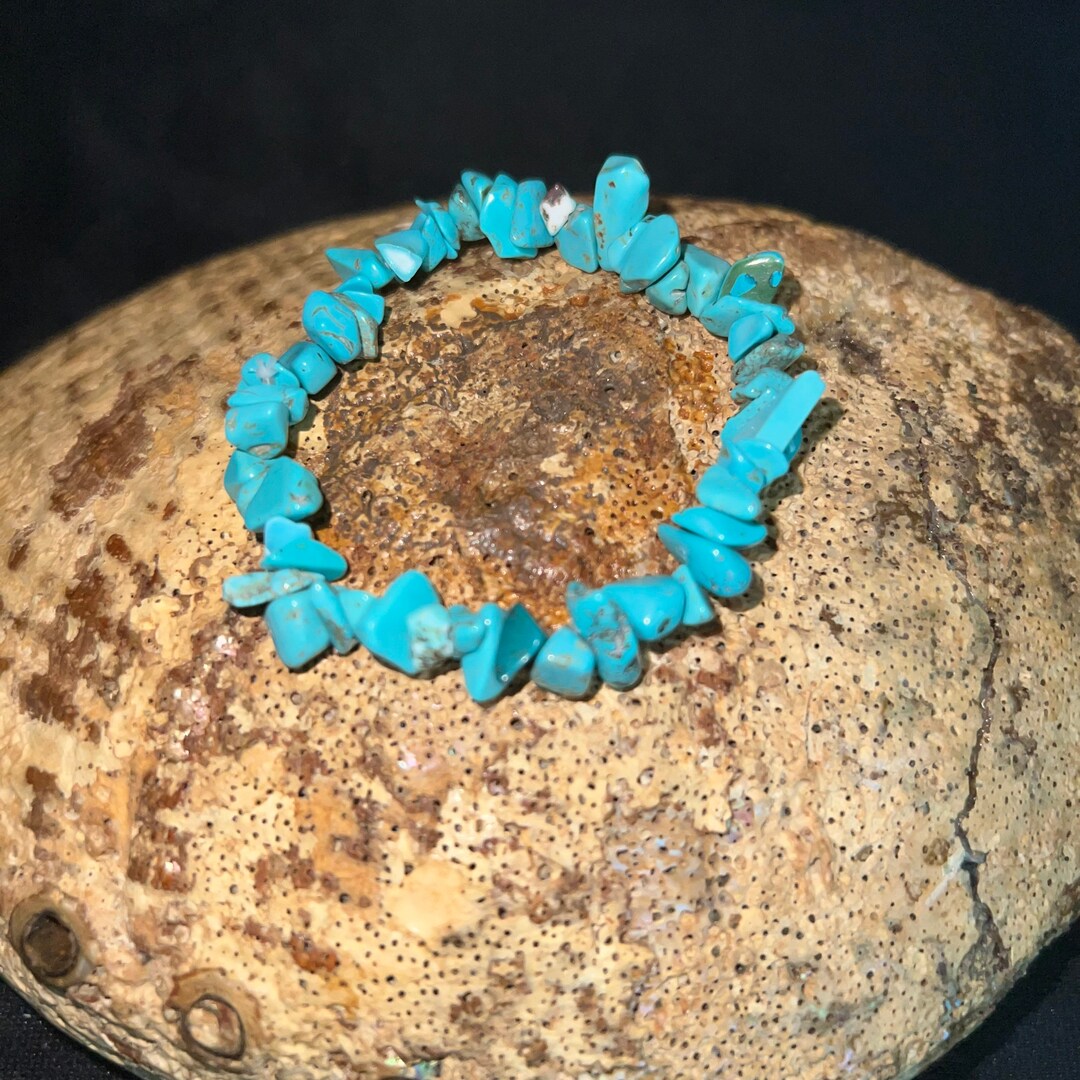 Spell Casted Turquoise Stone Bracelet Stabilize Mood Swings & Instill ...