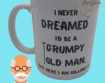Grumpy Old Man Mug - Etsy UK