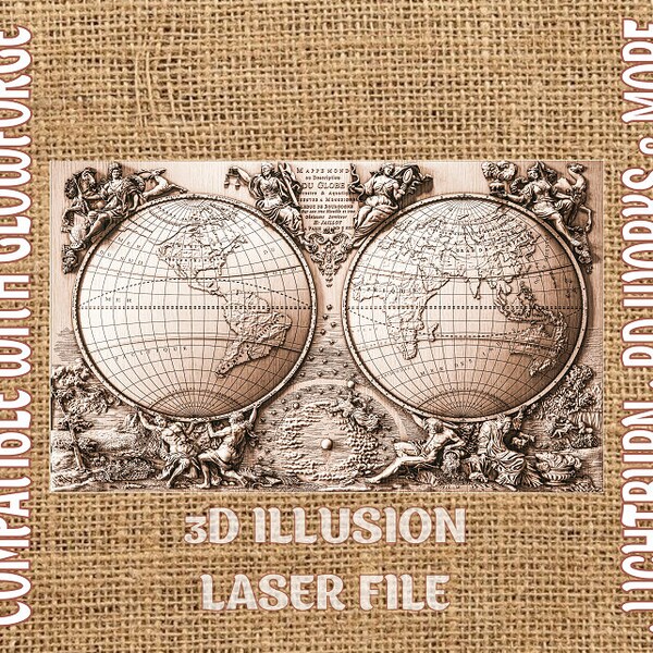 Scrapbook Paper Old World Map - Etsy