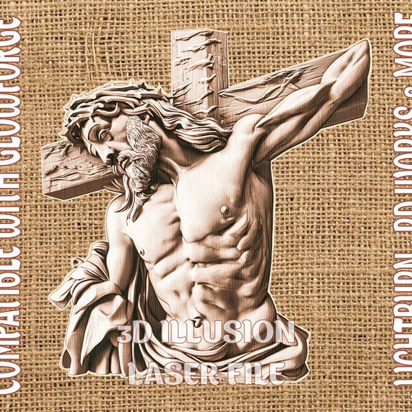 Laser Engraving Files Jesus - Etsy