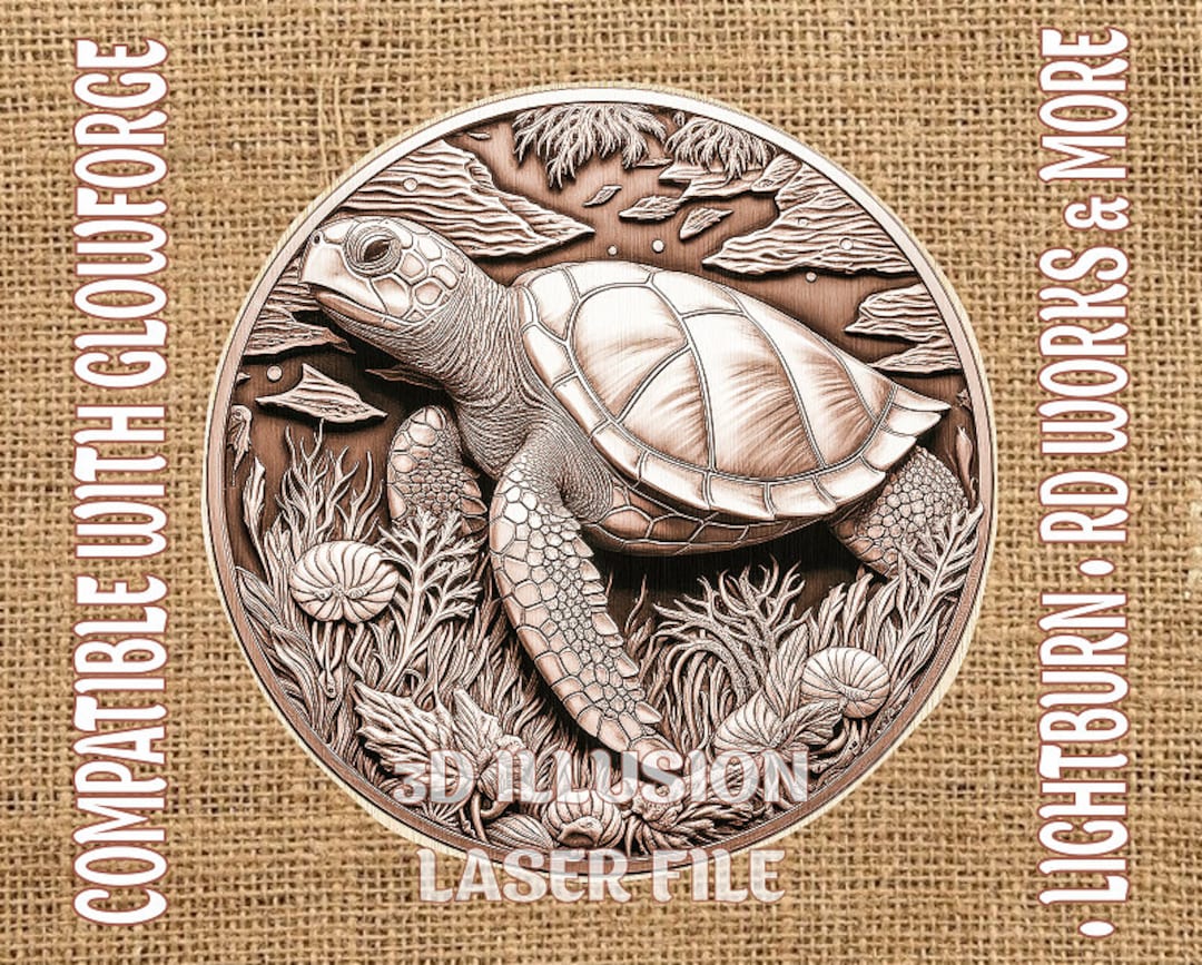 Laser Burn PNG 3D Illusion Engrave Laser Files Glowforge Files Digital ...
