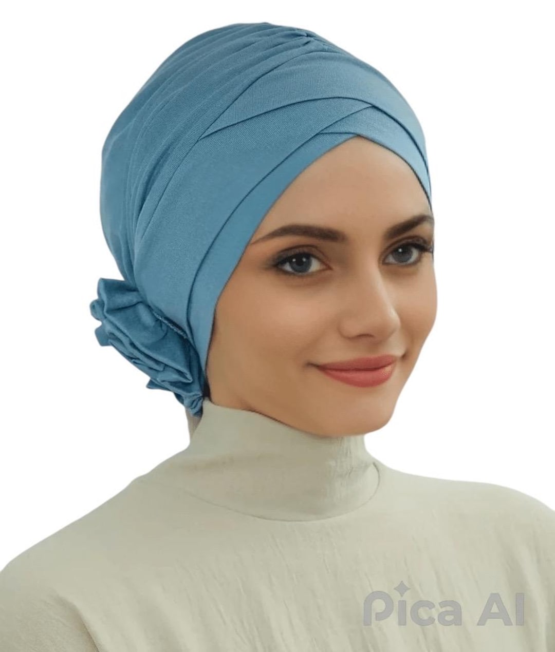 Pre Tied Chemo Head Scarf With Ruffle Back | Cancer Scarves | Chemo ...