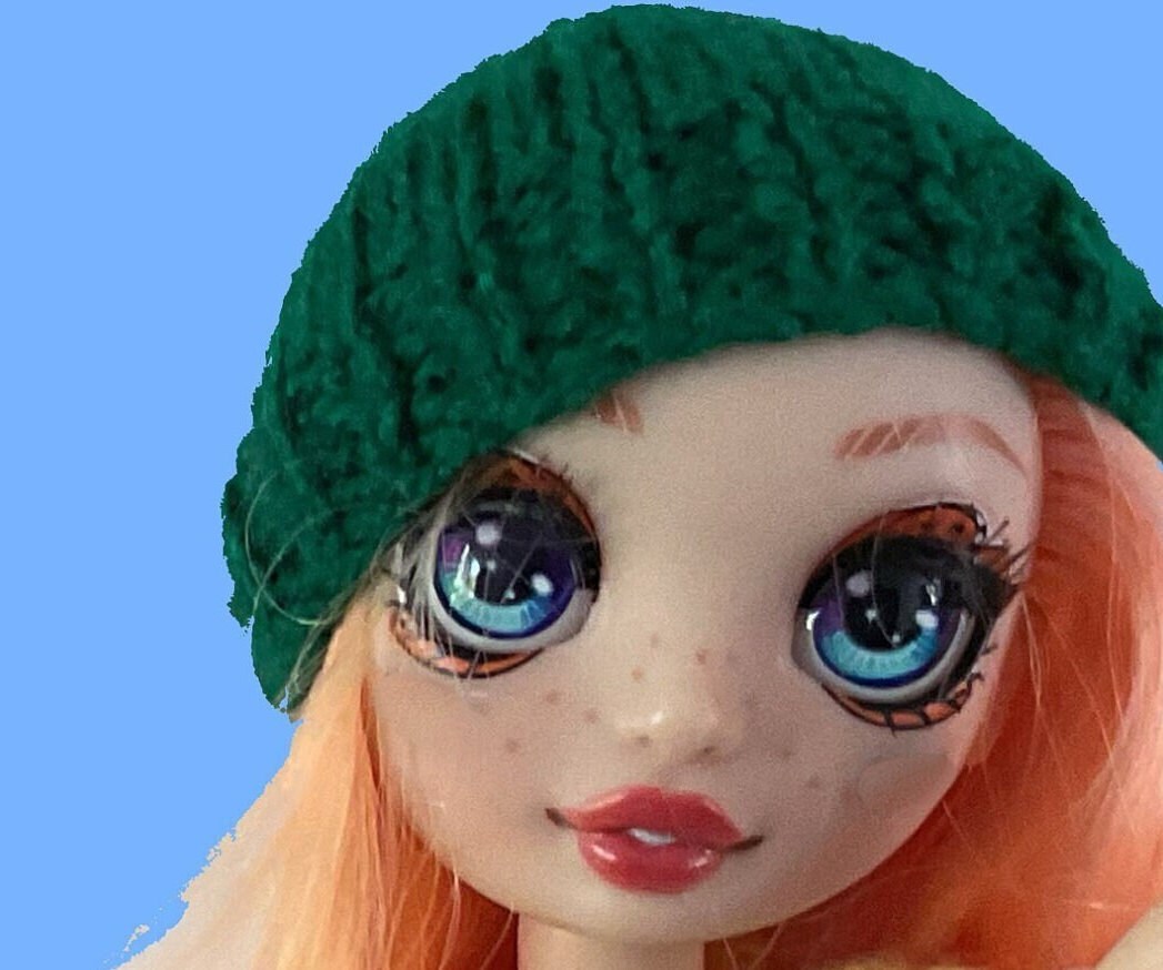 Rainbow High Knitting Pattern Beanie X 2 and Beret Hat 3 Hats Pdf - Etsy