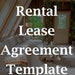 Residential Lease Agreement Template - Etsy