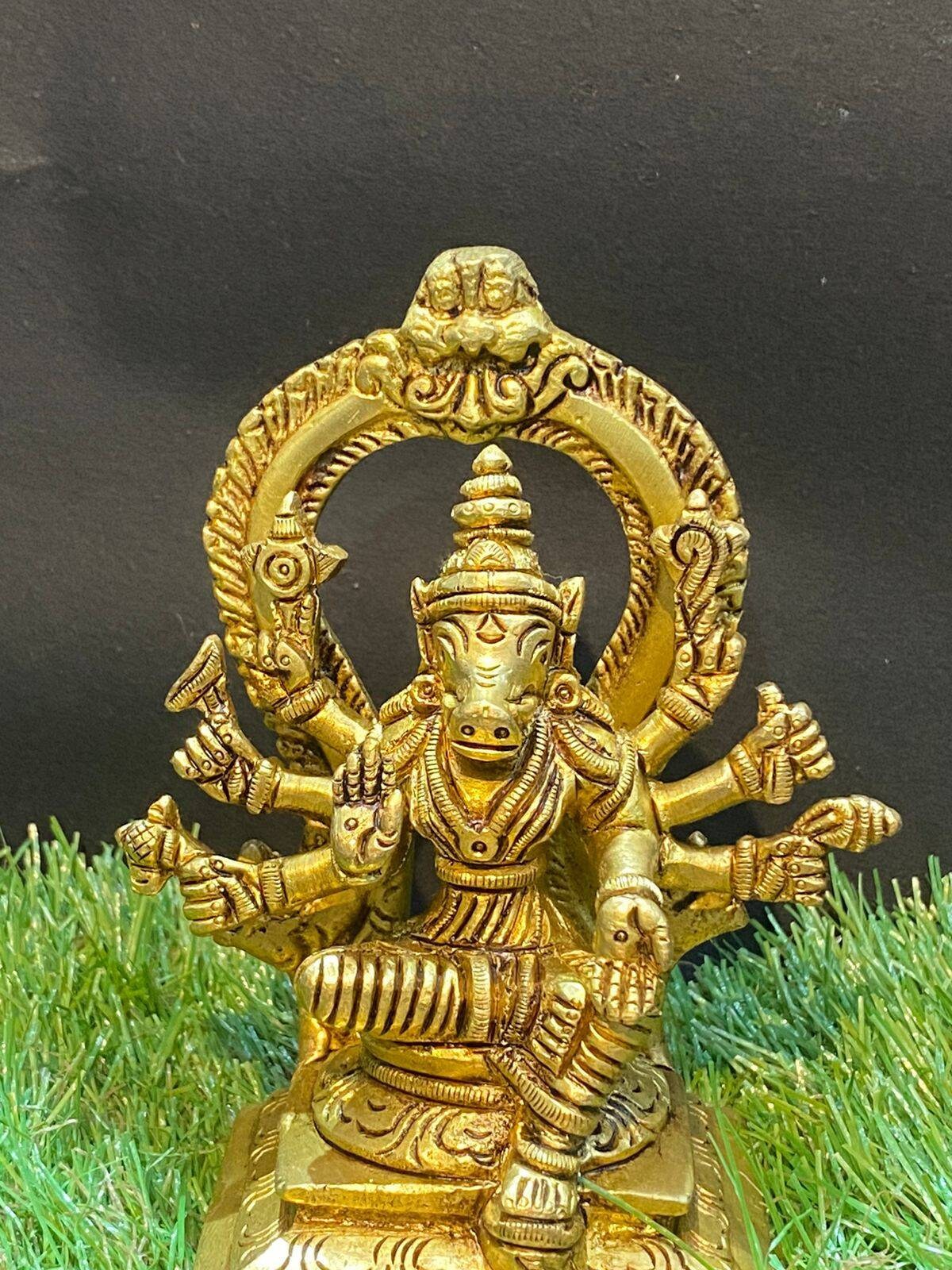 Varahi Amman or Varahi Lakshmi Pooja idol, Laxmi idol, Lord Vishnu ...