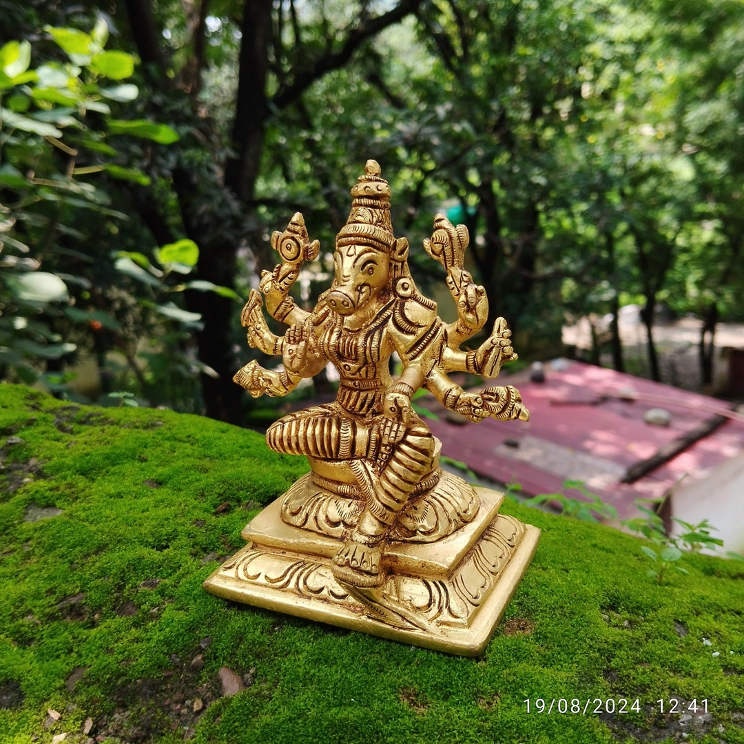 Varahi Amman or Varahi Lakshmi Pooja Idol, Laxmi Idol, Lord Vishnu ...