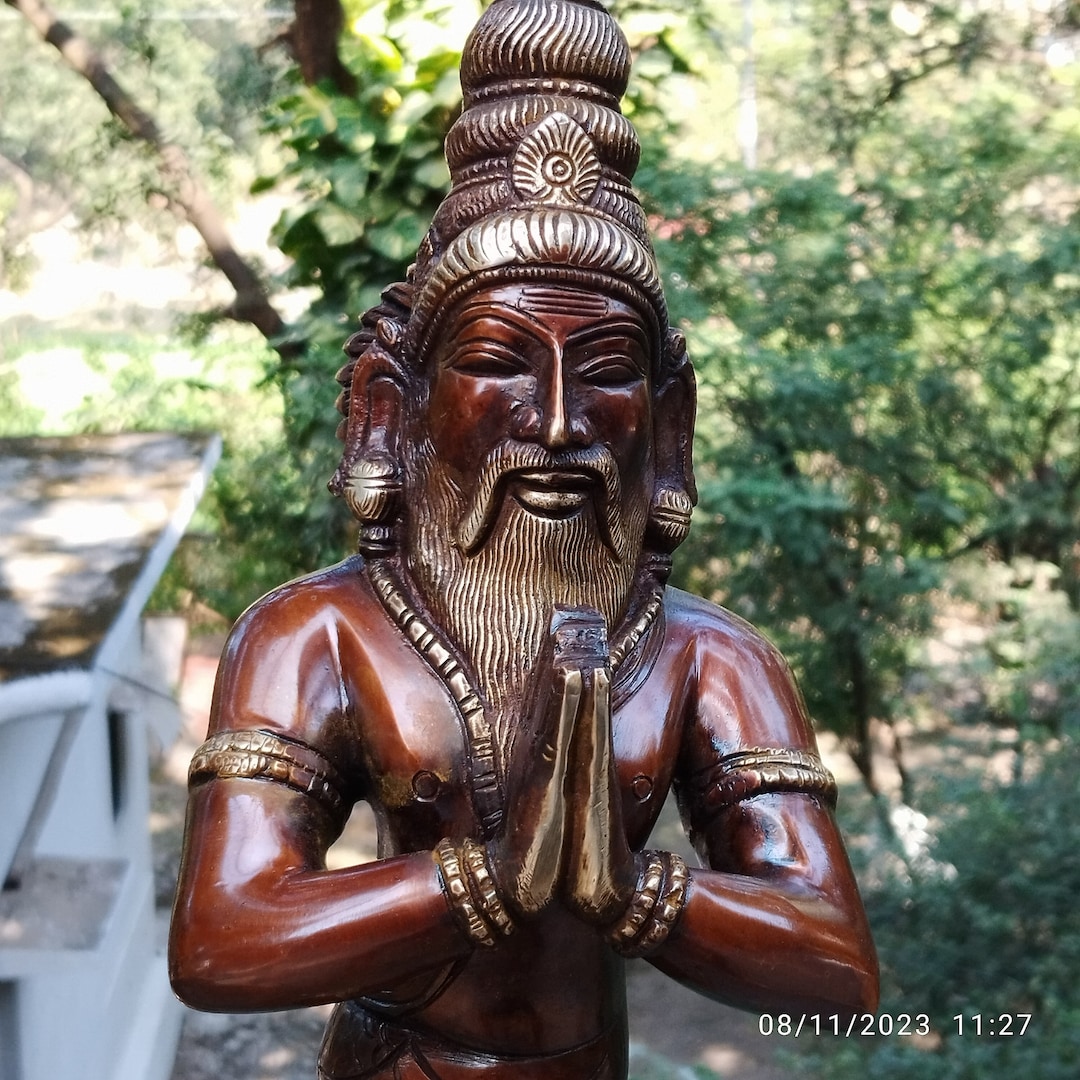 Patanjali Statue 12 Inch Big Size Brass Lord Patanjali Statue - Etsy