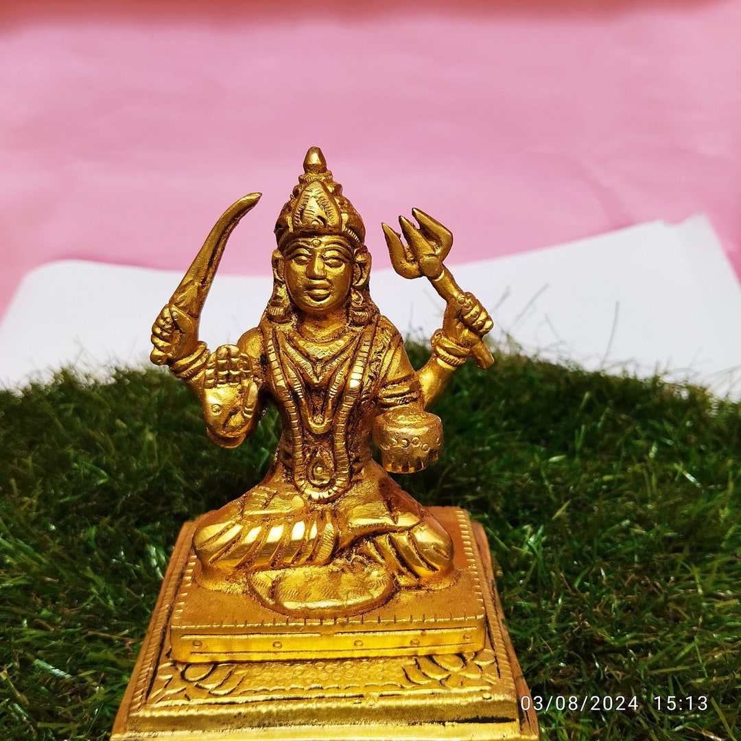 Handmade Brass Statue Santoshi Mata Rani Statue Parvati Statue, Devi ...