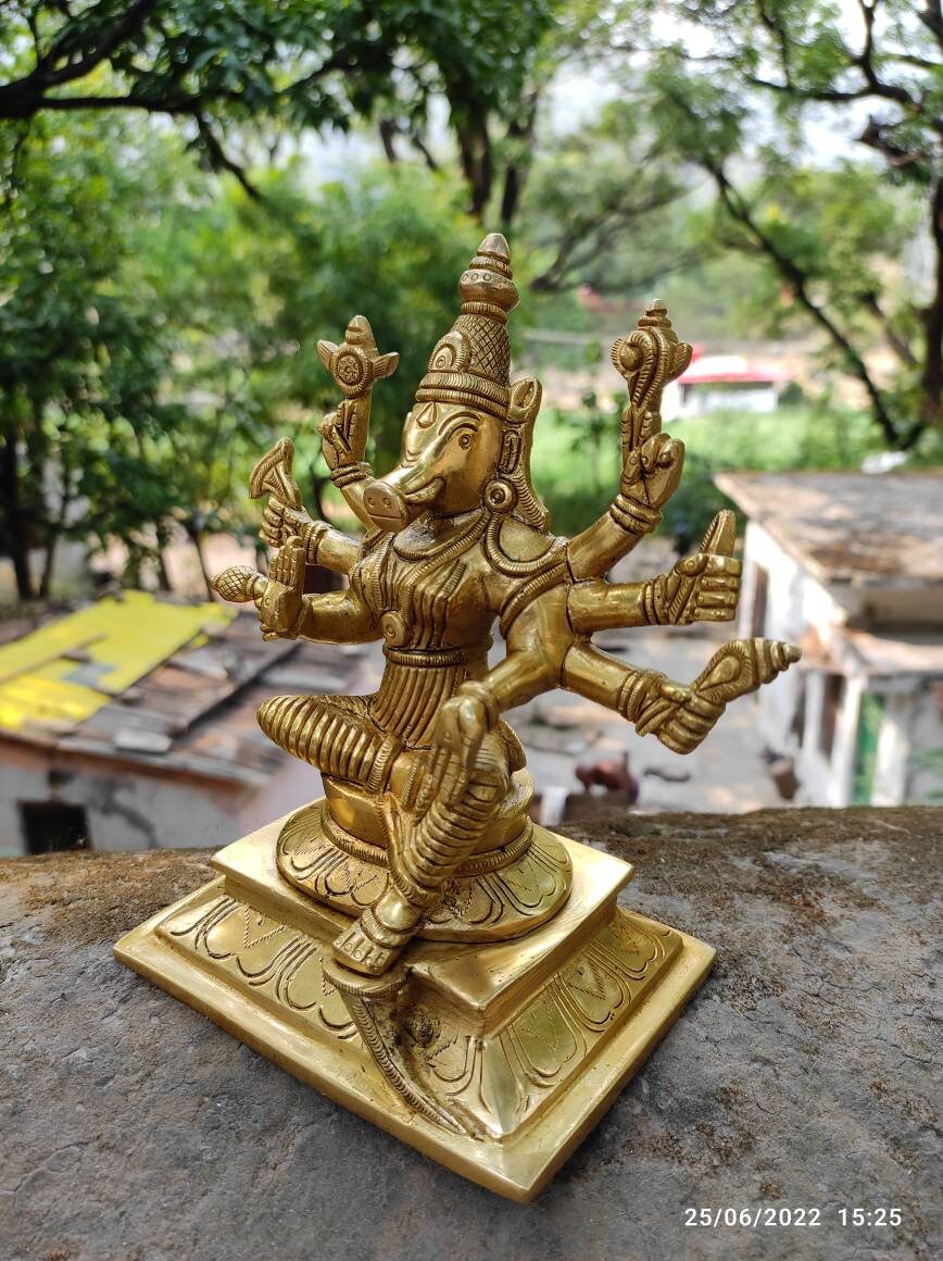 Varahi Amman or Varahi Lakshmi Pooja Idol Laxmi Idol Lord - Etsy Singapore