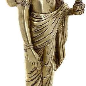 Brass Dhanvantari Statue, 30 CM Ayurveda God, Lord Dhanvantary Statue ...