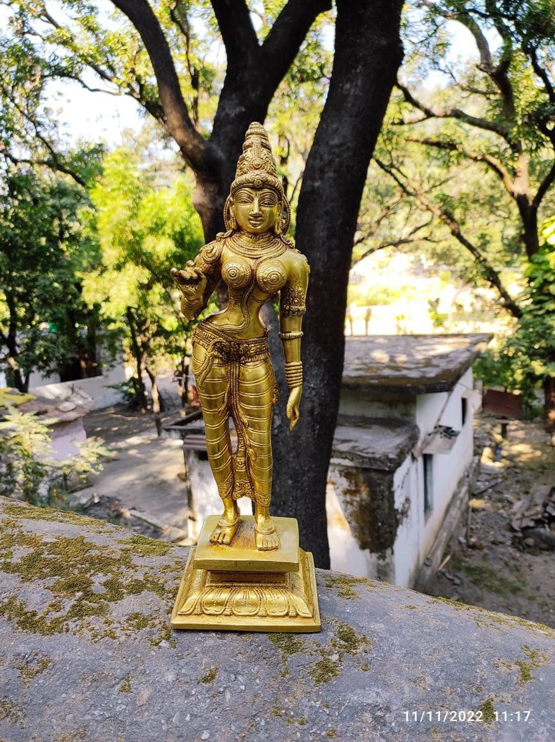 Parvati Statue 33 Cm Goddess Parvati Idol Shiva Parvati Sculpture ...