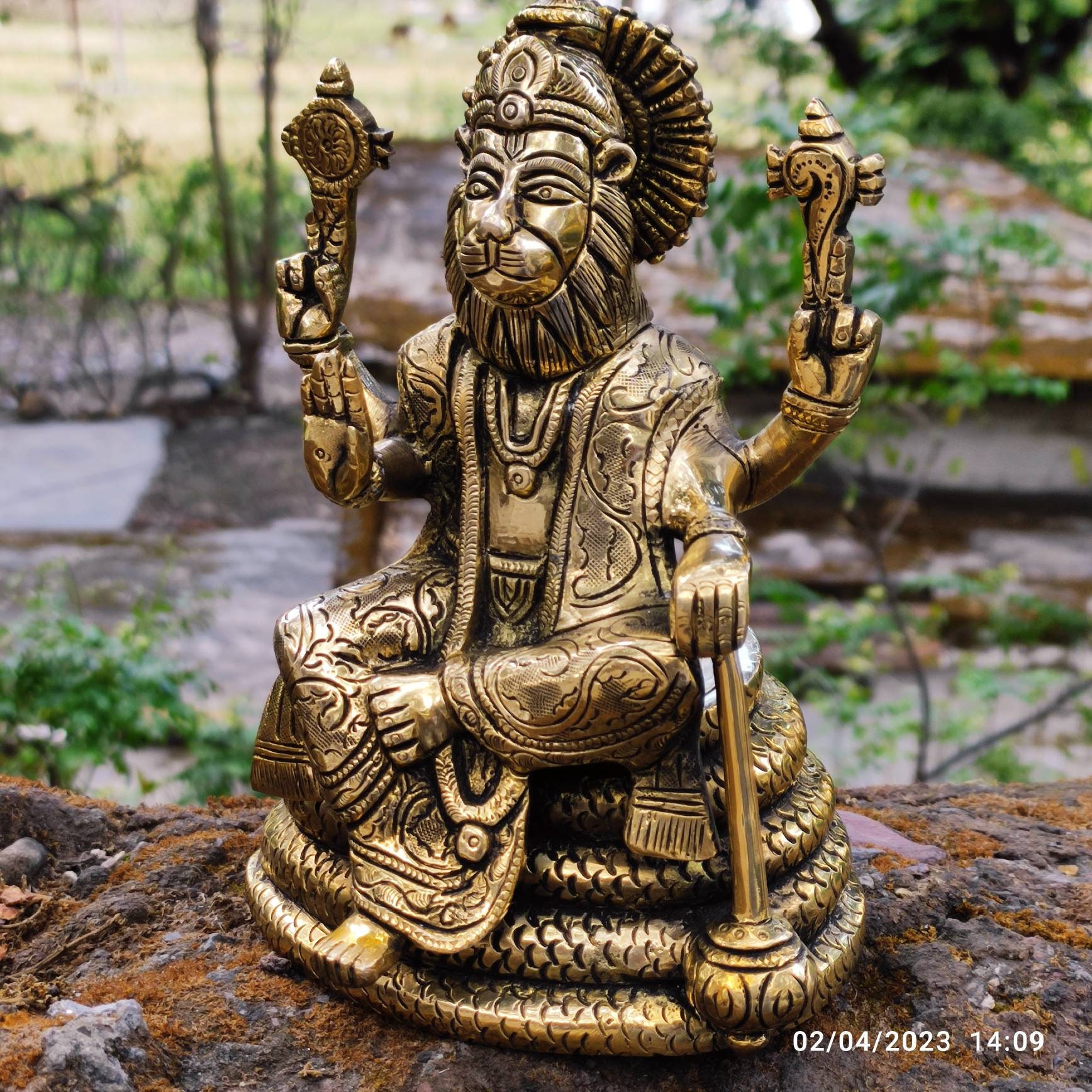 Narsimha Statue Narsingh Hindu God Narshima Vishnu - Etsy