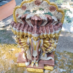 Brass Vishnu Vishwaroop Vishnu Tirupati Balaji Vishnu Murty Cosmic ...