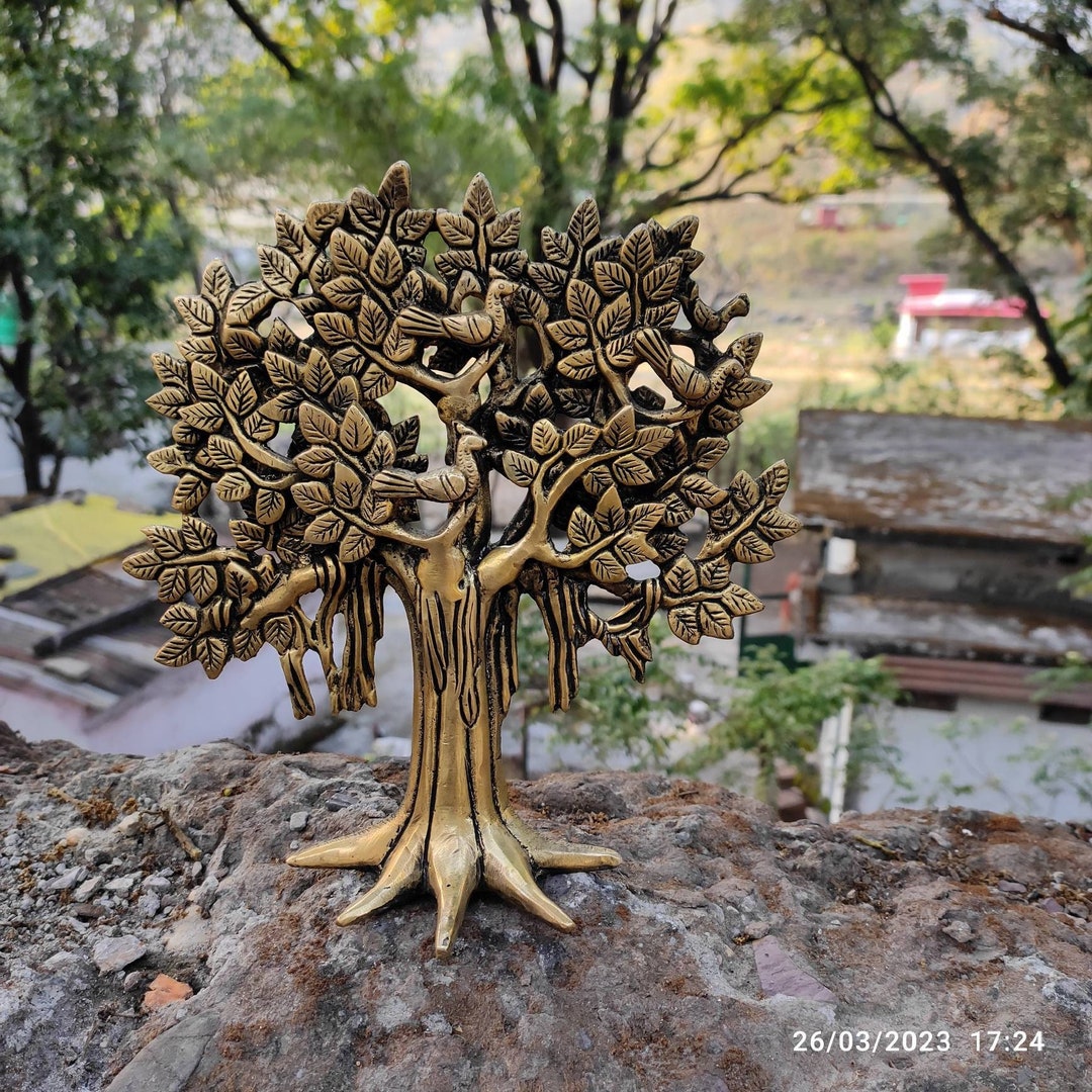 Brass Tree of Life With Roots Intricate Design Bodhi Tree - Etsy
