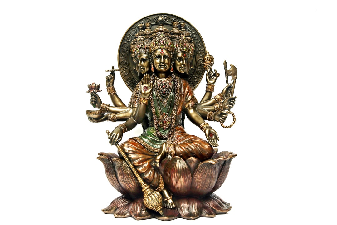 Gayatri Statue, Goddess Gayatri Statue, 10 Inches, Goddess Gayatri ...