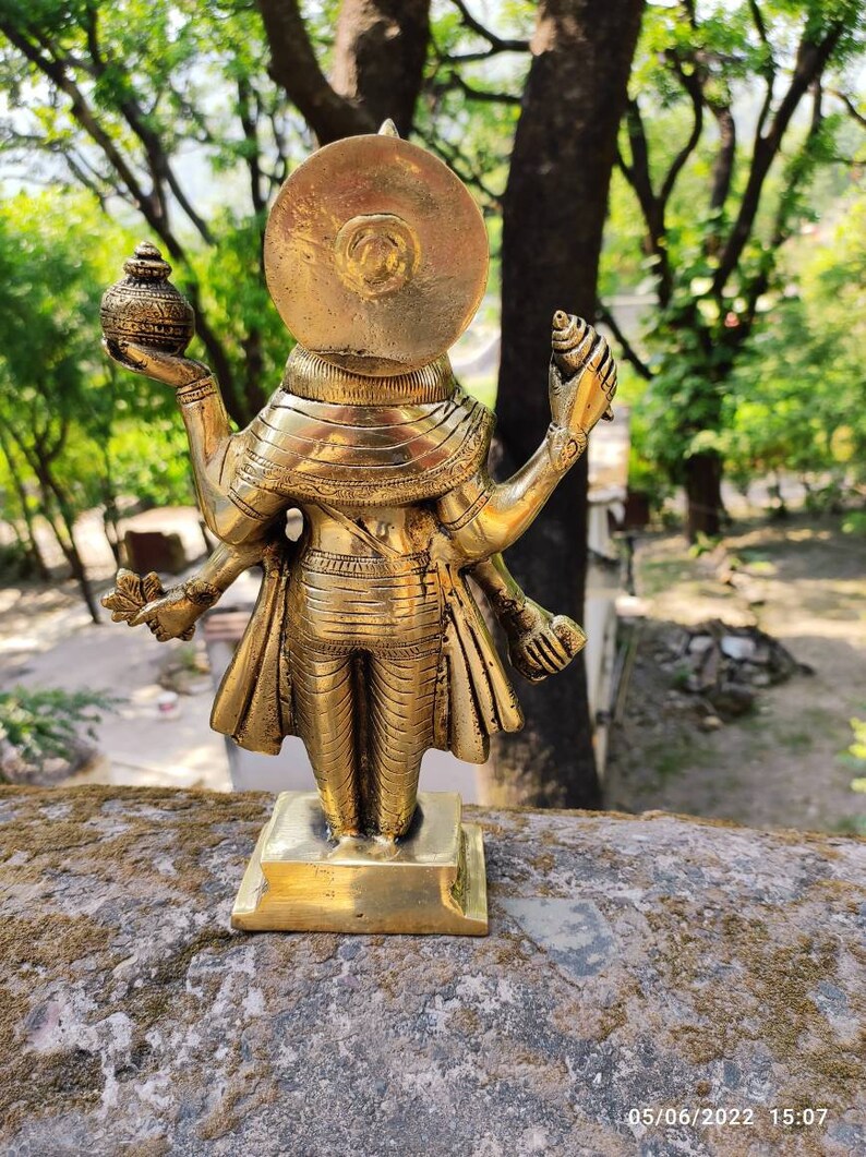 Brass Dhanvantari Statue 26 CM Ayurveda God Lord Dhanvantary - Etsy