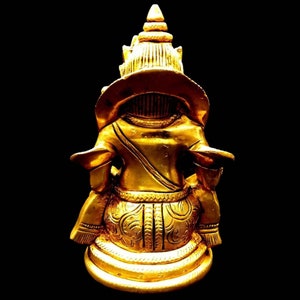 Kuber Maharaj Idol, Brass Kuber Statue. 12.cm Kuber Statue, Sitting ...