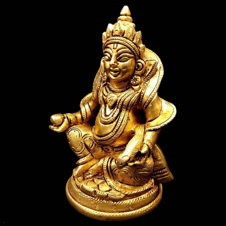 Kuber Maharaj Idol Brass Kuber Statue. 12.cm Kuber Statue | Etsy