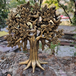 Brass Tree of Life With Roots Intricate Design Bodhi Tree - Etsy
