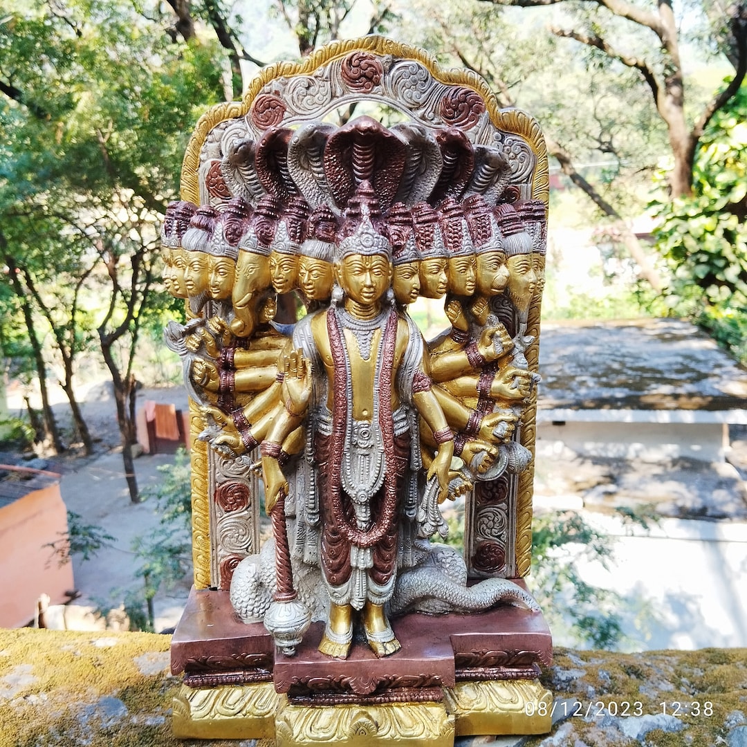 Brass Vishnu Vishwaroop Vishnu Tirupati Balaji Vishnu Murty Cosmic ...