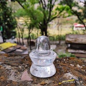 100% Pure Sphatik Crystal Quartz Shivling Religious Shiva Ling - Etsy