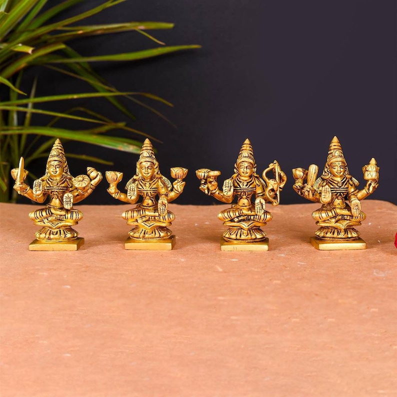 Ashta eight Lakshmi Statue Ashtalakshmi Eight Forms of - Etsy