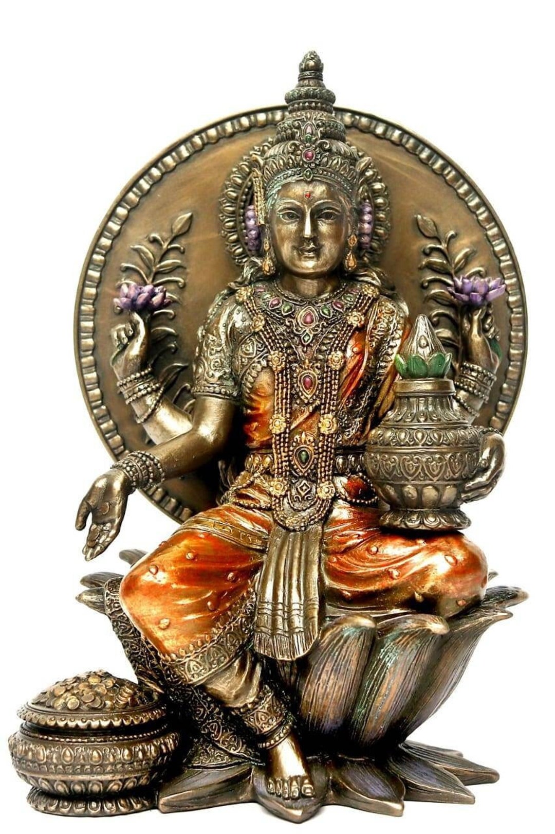 Goddess Lakshmi Statue Goddess Laxmi Statue Sitting Lakshmi. - Etsy Finland