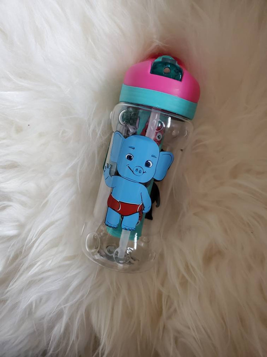 Bailey Word Kid Cartoon Elephant Personalized Sippy Cup - Etsy